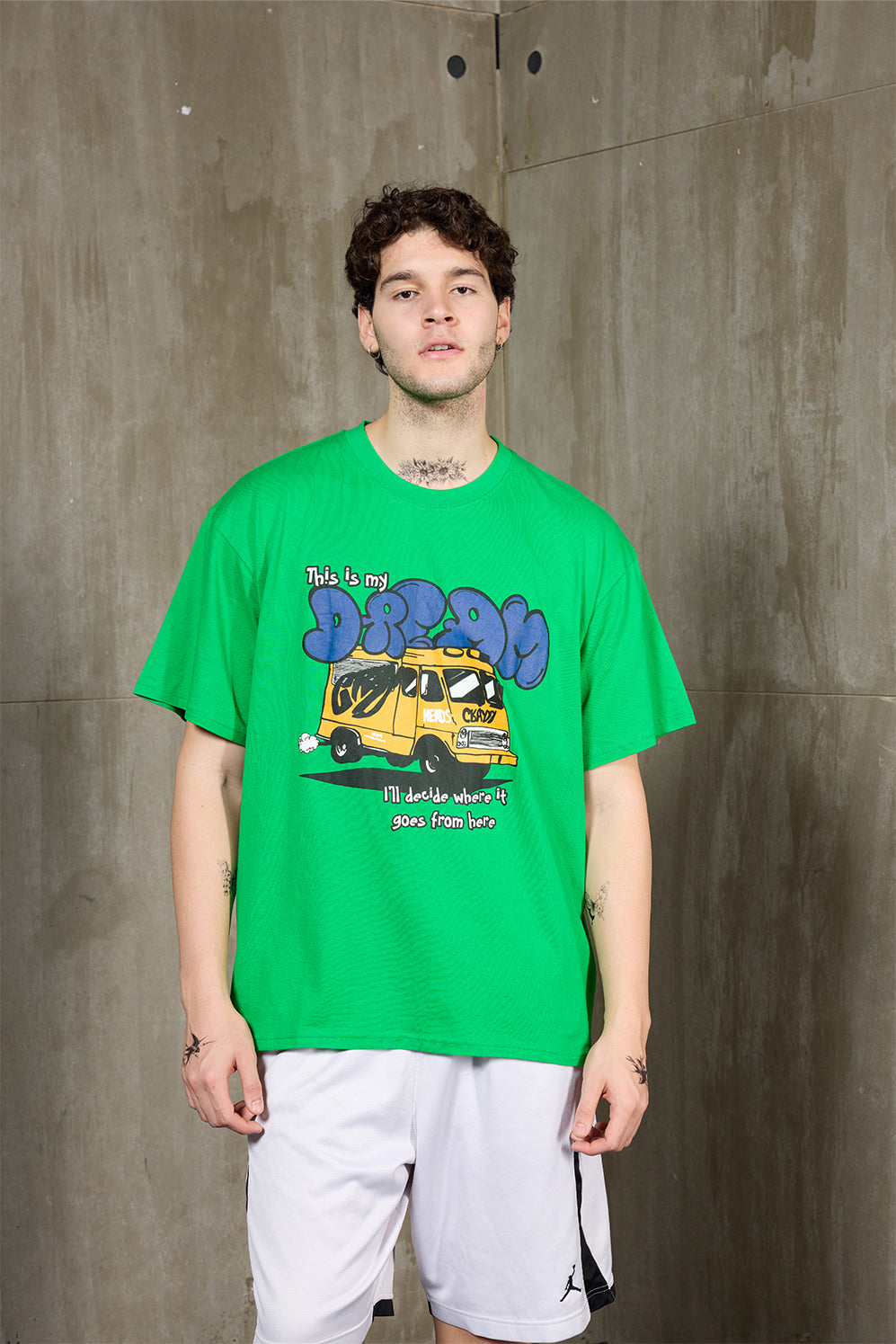 Dream Green Oversized Tee – Crayyheads