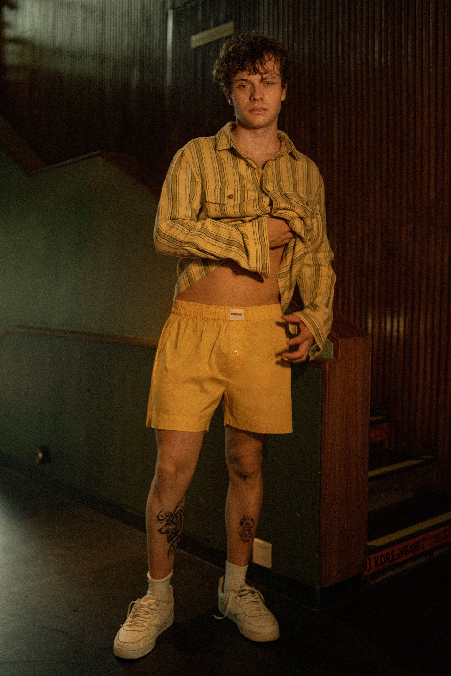 Solid Yellow Boxer Shorts – Crayyheads